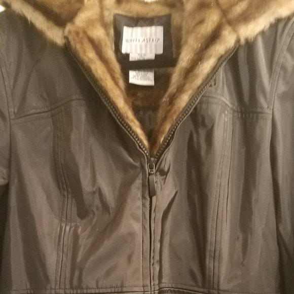 White Stag | Jackets & Coats | Nwot White Stag Black Faux Fur Winter ...